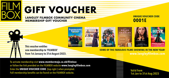 Gift Voucher – Langley Park FILMBOX Community Cinema